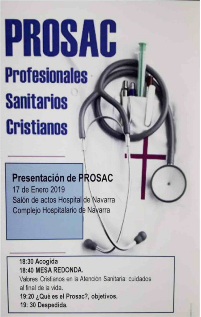 Presentación PROSAC | Sanitarioscristianos.com